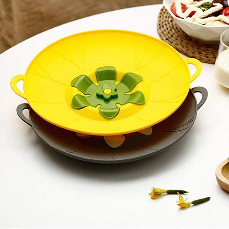 Reusable Silicone Pot Lid & Food Cover – Heat-Resistant & Food-Safe ...