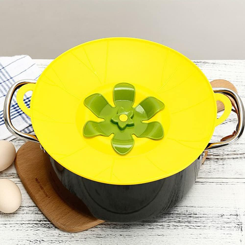 Reusable Silicone Pot Lid & Food Cover – Heat-Resistant & Food-Safe ...